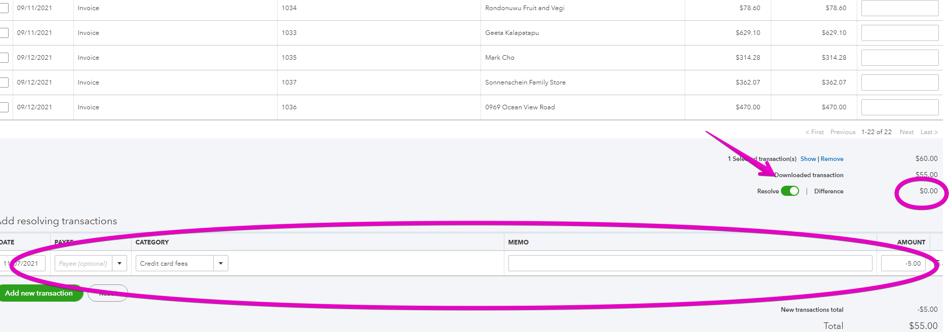 Recording Credit Card Fees In Quickbooks Online My Bookkeeping 